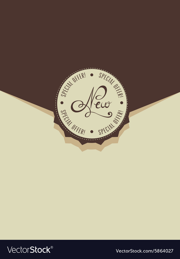 Flat new Royalty Free Vector Image - VectorStock