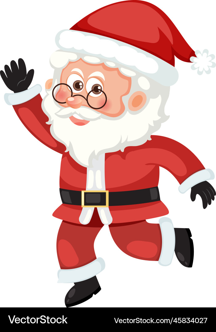 Santa claus cartoon character Royalty Free Vector Image