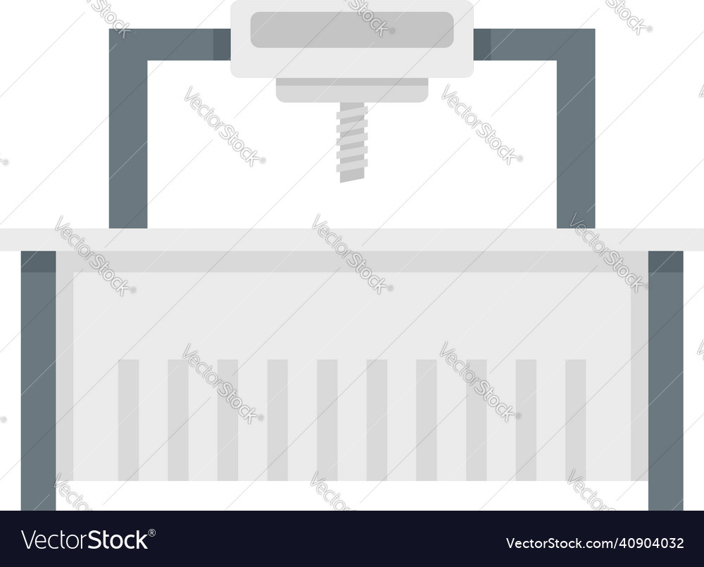 Milling machine beam icon flat isolated Royalty Free Vector Milling machine beam icon flat isolated Royalty Free Vector