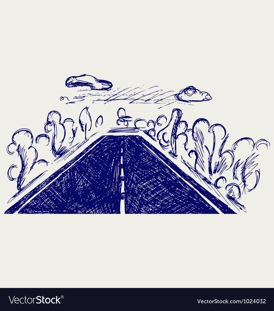 Road Royalty Free Vector Image - VectorStock