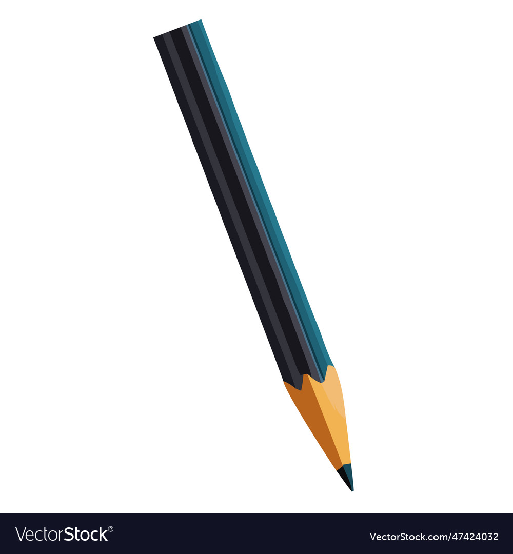 Sharp pencil Royalty Free Vector Image - VectorStock
