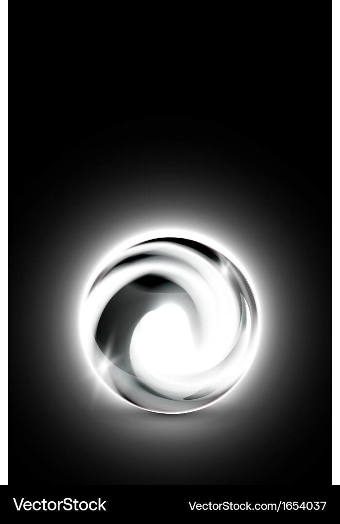 Abstract glowing ball for your design Royalty Free Vector