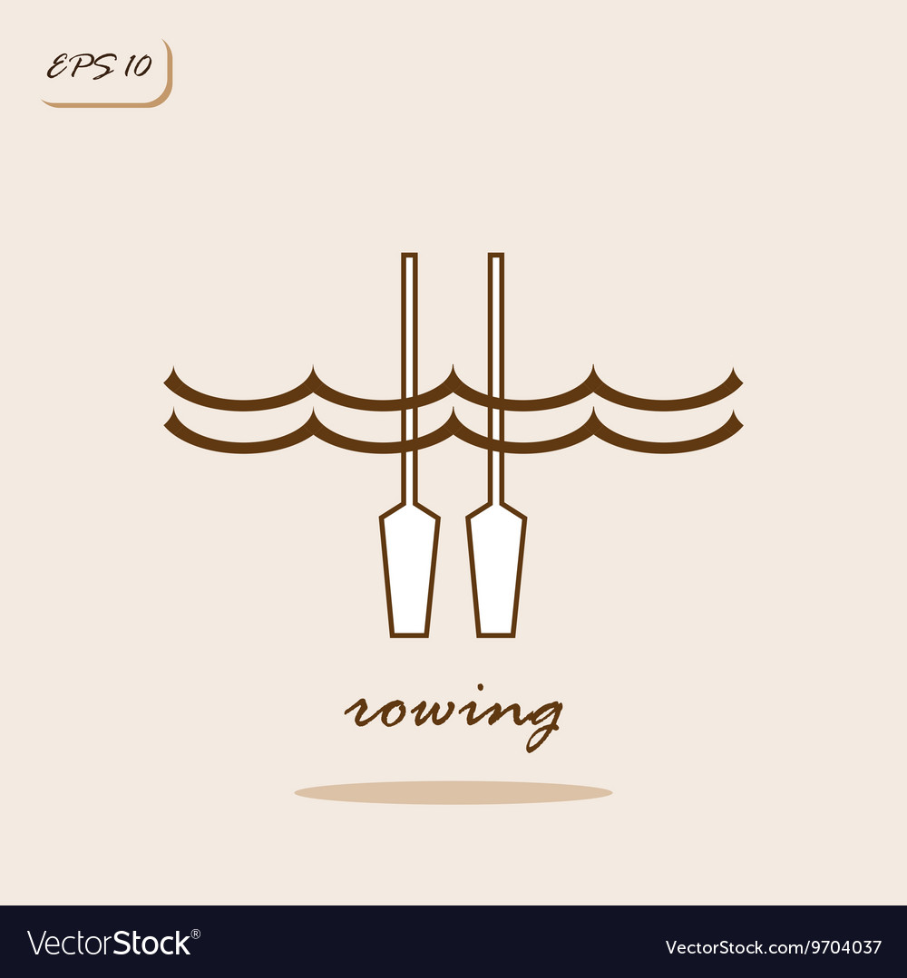 Rowing Royalty Free Vector Image - VectorStock