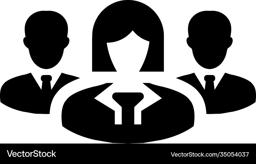 Trio woman icon Royalty Free Vector Image - VectorStock