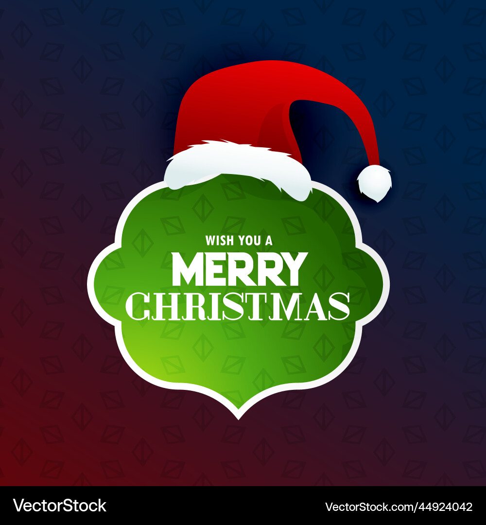 Merry christmas text frame with santa claus design