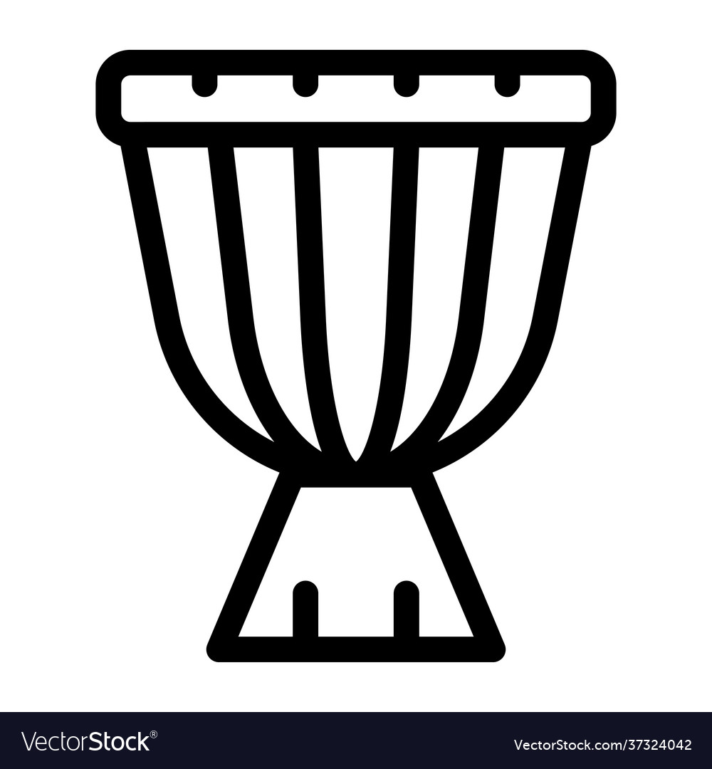 Percussion drum Royalty Free Vector Image - VectorStock