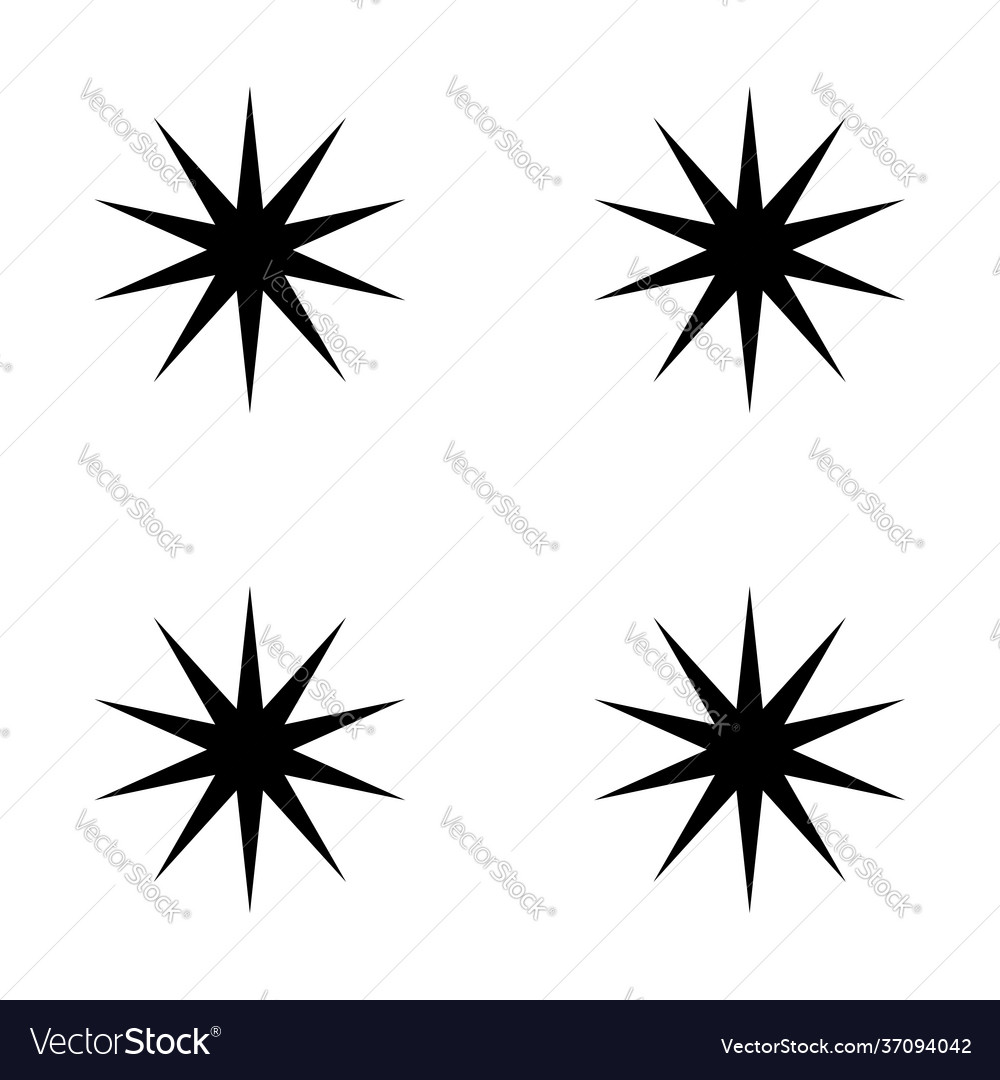 Repeatable seamless star star shape pattern Vector Image