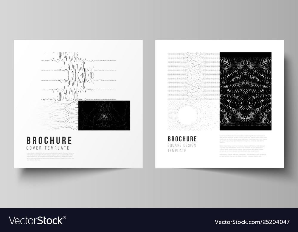 Minimal layout two square Royalty Free Vector Image