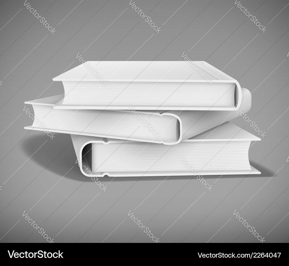 Pile of books Royalty Free Vector Image - VectorStock