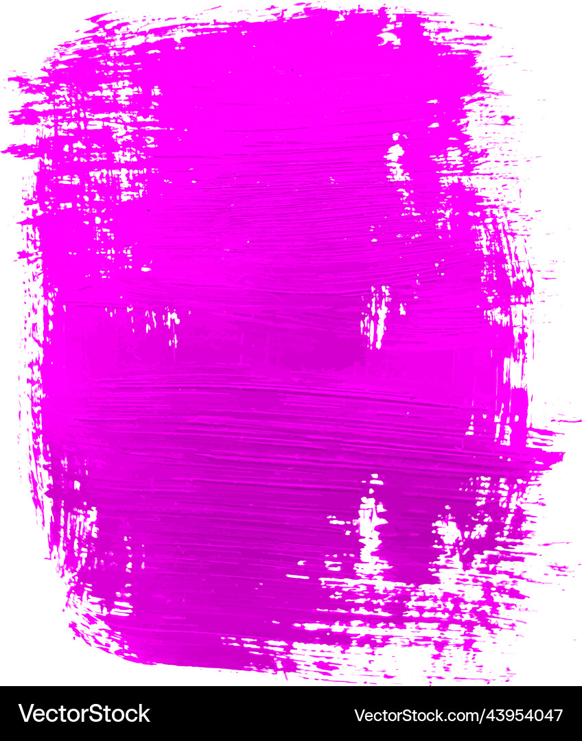 Pink paint brush stroke ink strokes Royalty Free Vector