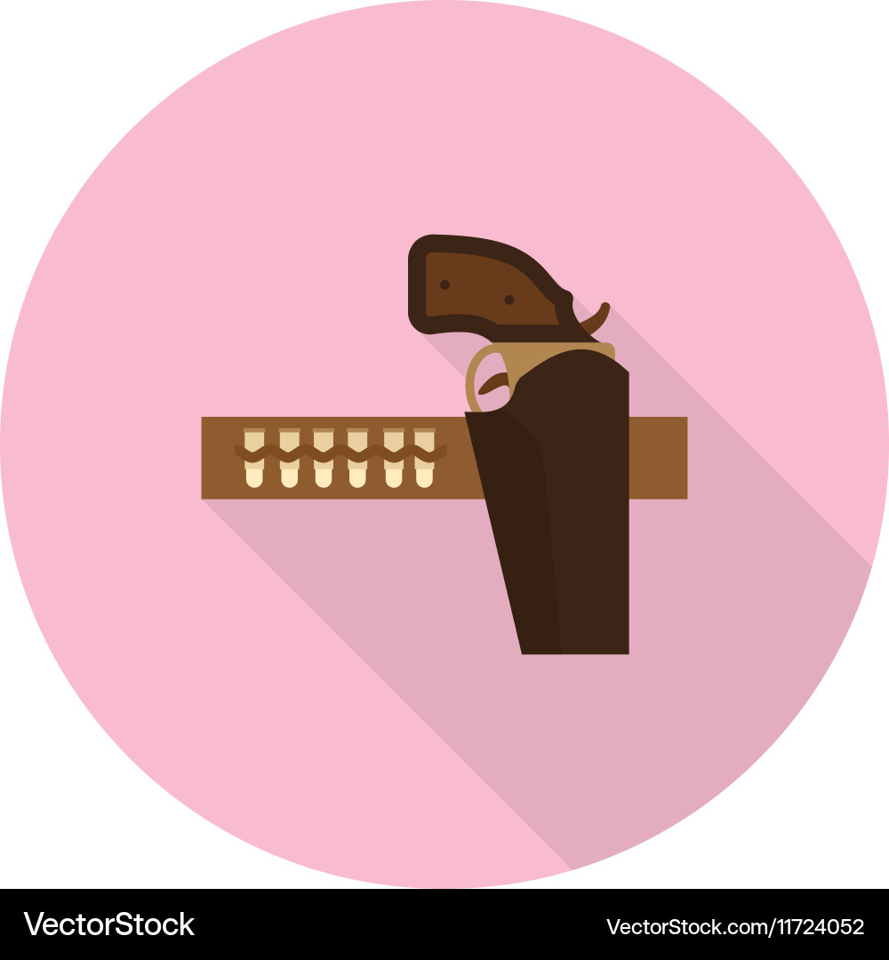 Gun belt Royalty Free Vector Image - VectorStock
