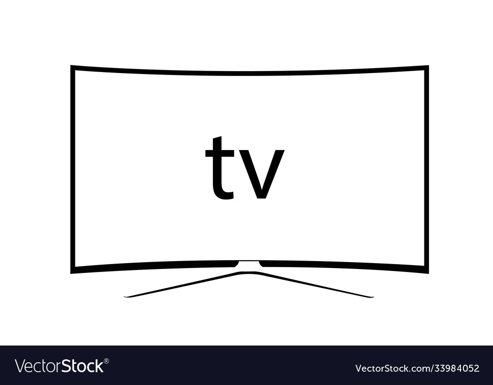 High-tech tv Royalty Free Vector Image - VectorStock
