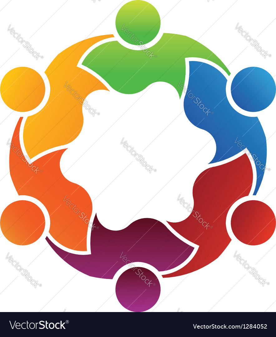 Teaming 6 Royalty Free Vector Image - VectorStock