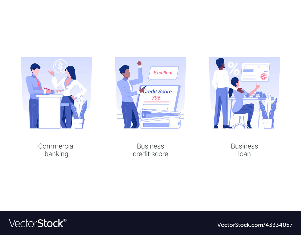 Corporate banking isolated concept Royalty Free Vector Image Corporate banking isolated concept Royalty Free Vector Image