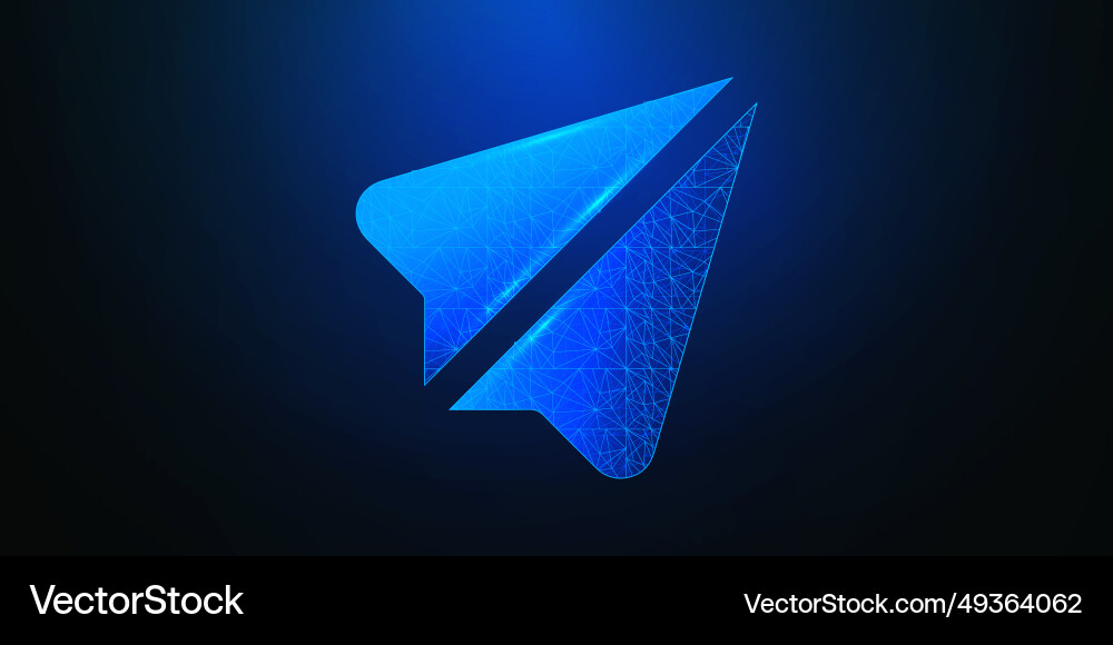 Abstract grow symbol digital transformation Vector Image