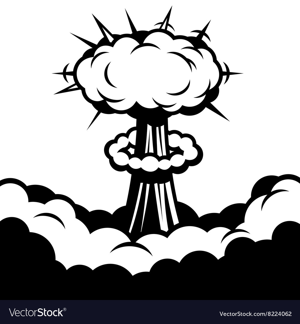 Comic boom icon explosion Royalty Free Vector Image