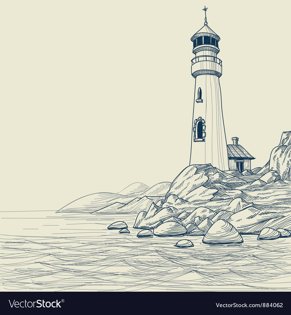 Lighthouse Royalty Free Vector Image - VectorStock