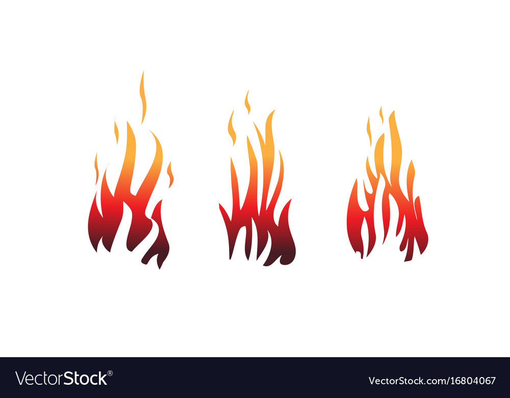 Flames Royalty Free Vector Image - VectorStock