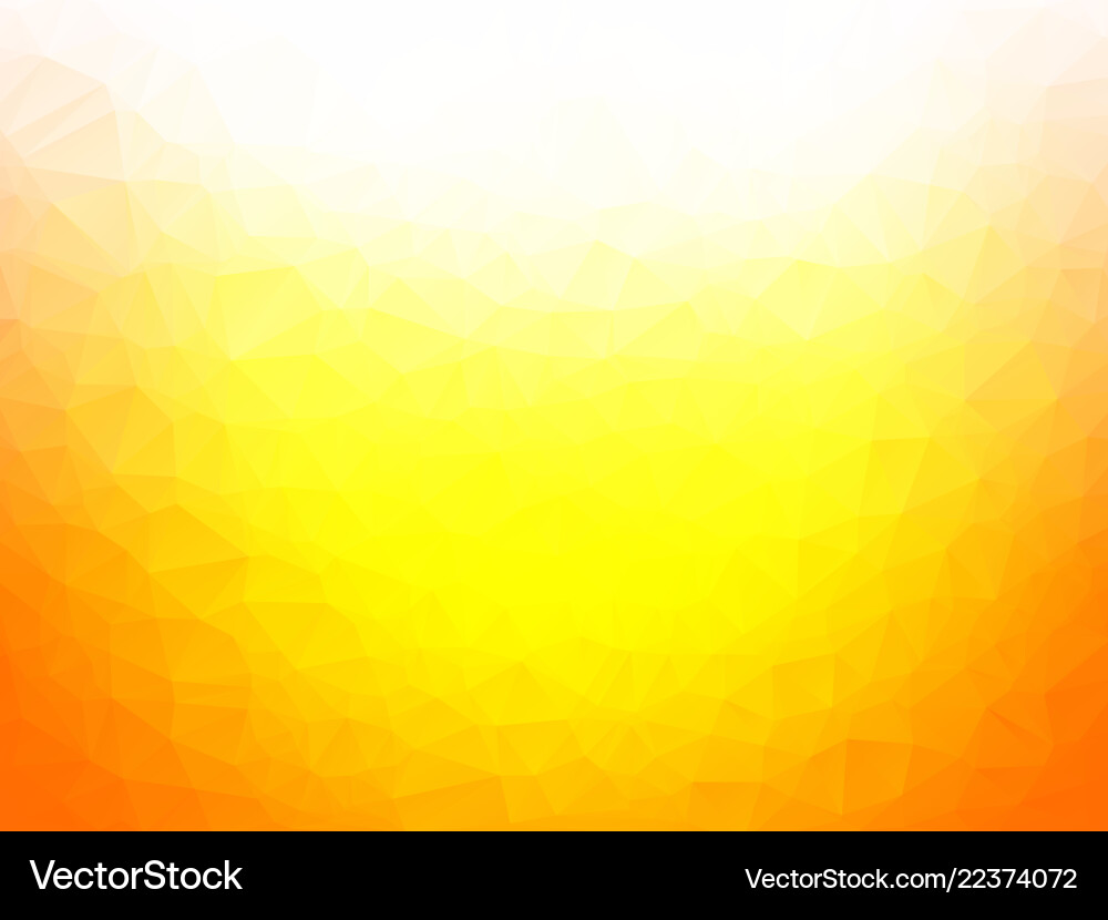 Brightly yellow low poly background Royalty Free Vector