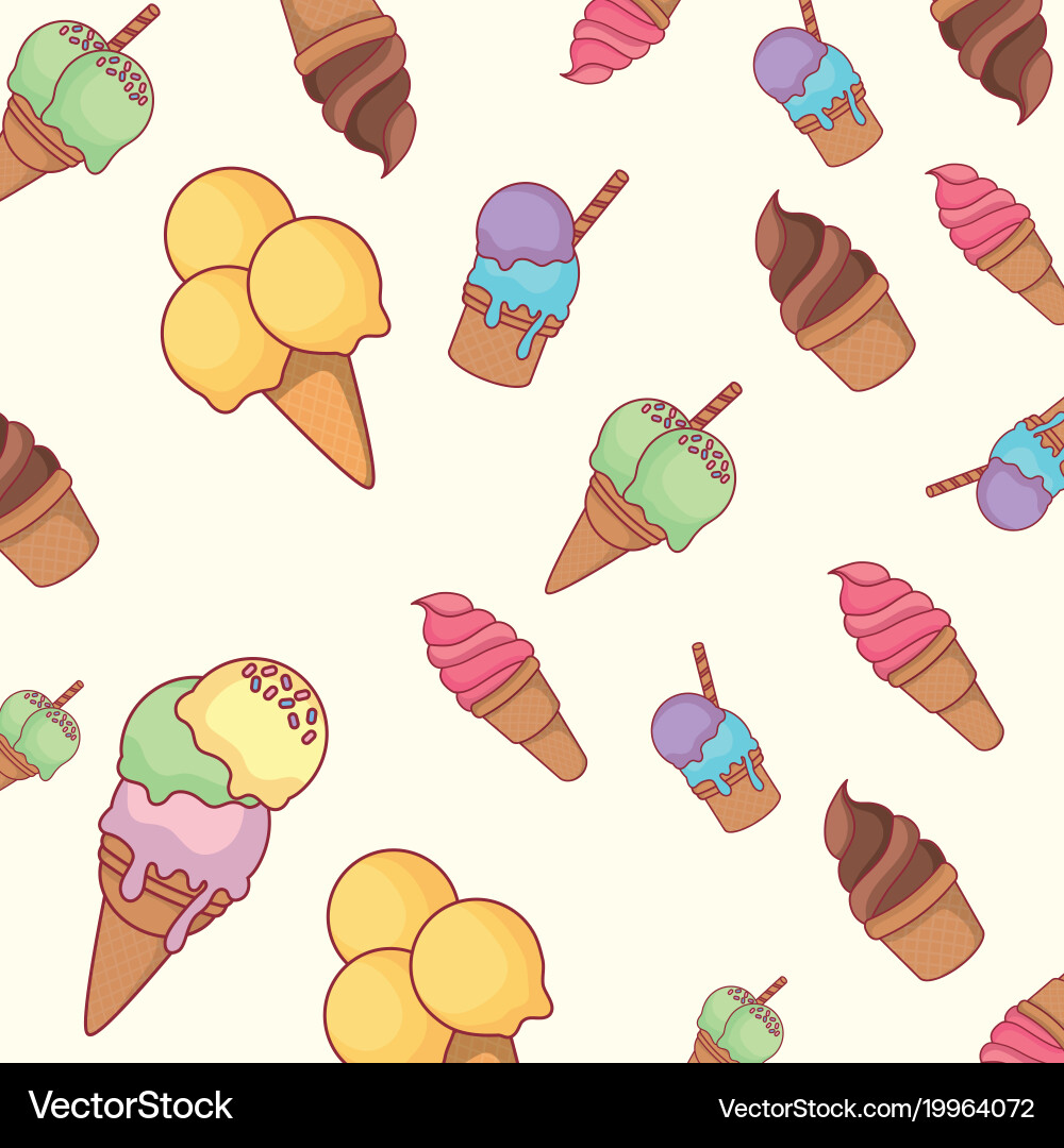 Ice cream design Royalty Free Vector Image - VectorStock