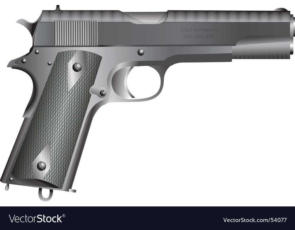 Gun Royalty Free Vector Image - VectorStock