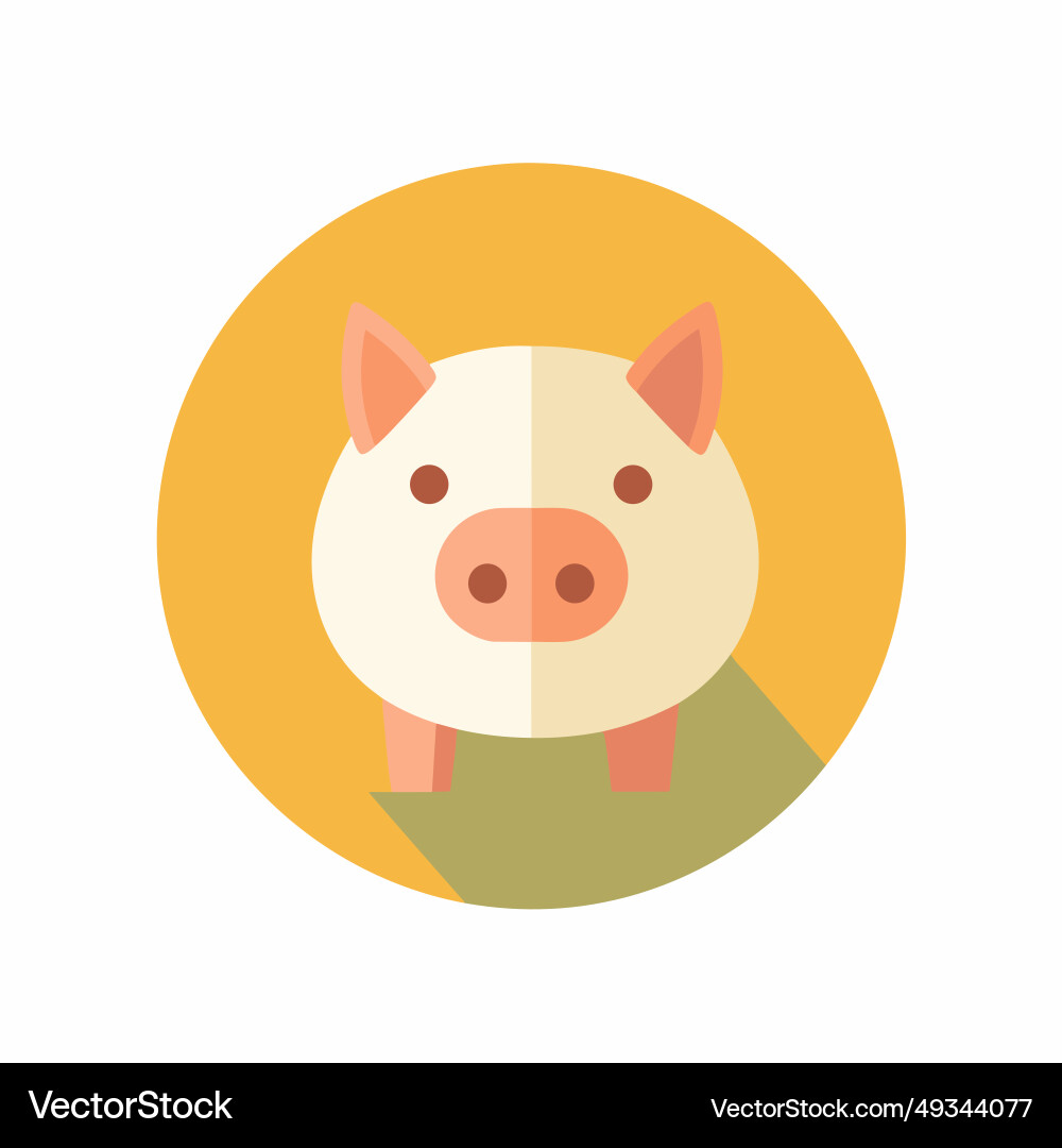 Pet health coverage filled colorful logo Vector Image