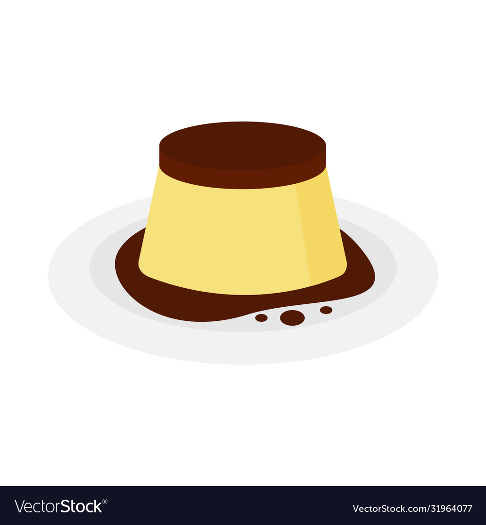 Pudding Royalty Free Vector Image - VectorStock
