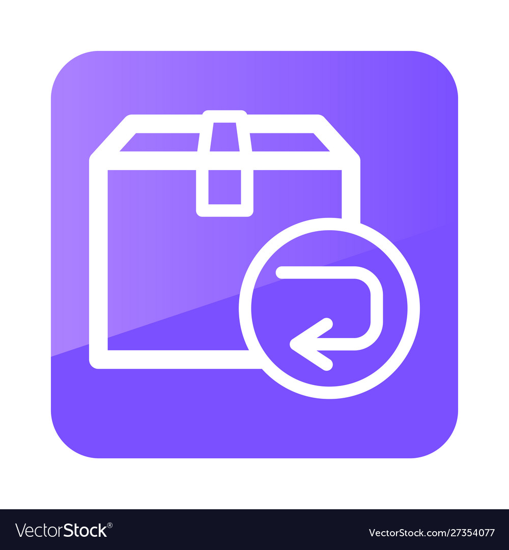 Return purchase icon Royalty Free Vector Image