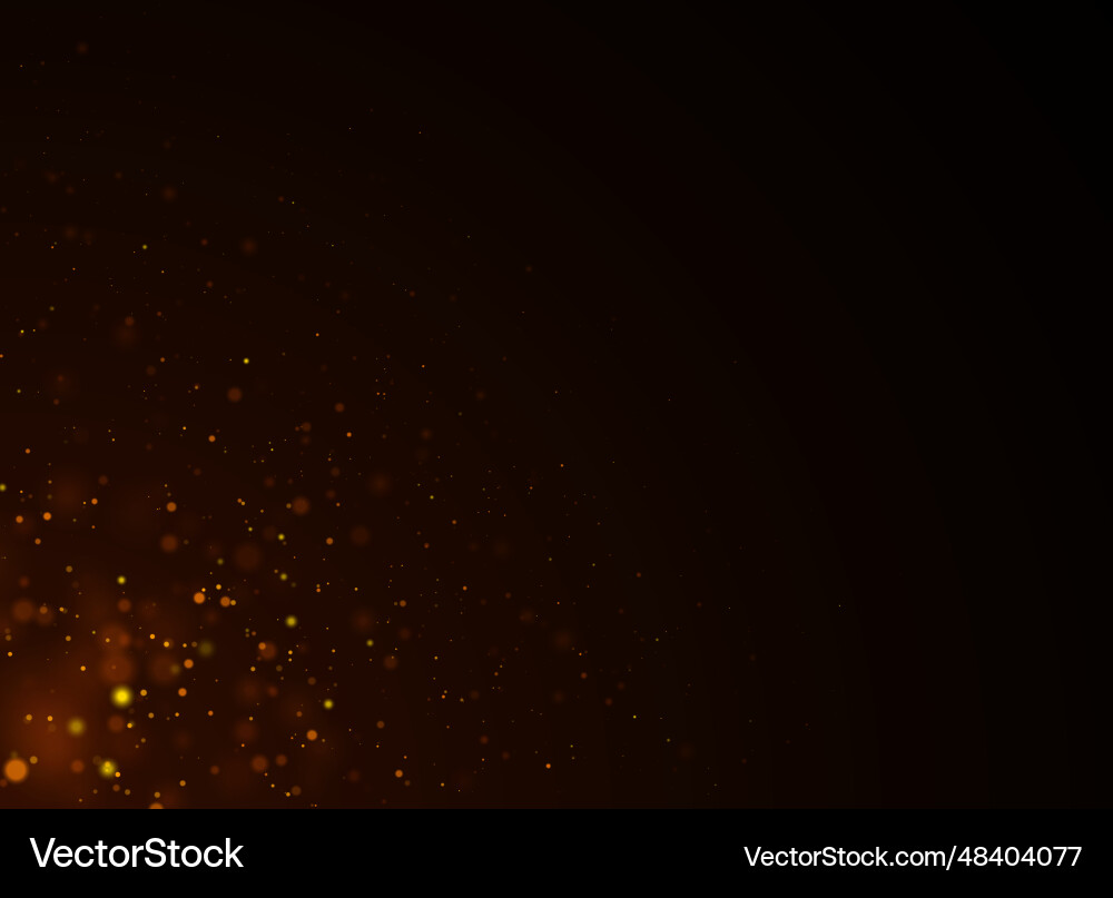 Sparkling magical dust particles Royalty Free Vector Image