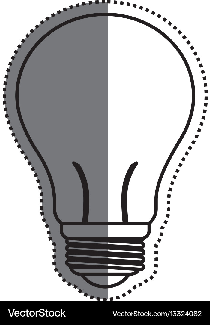 Bulb big idea Royalty Free Vector Image - VectorStock