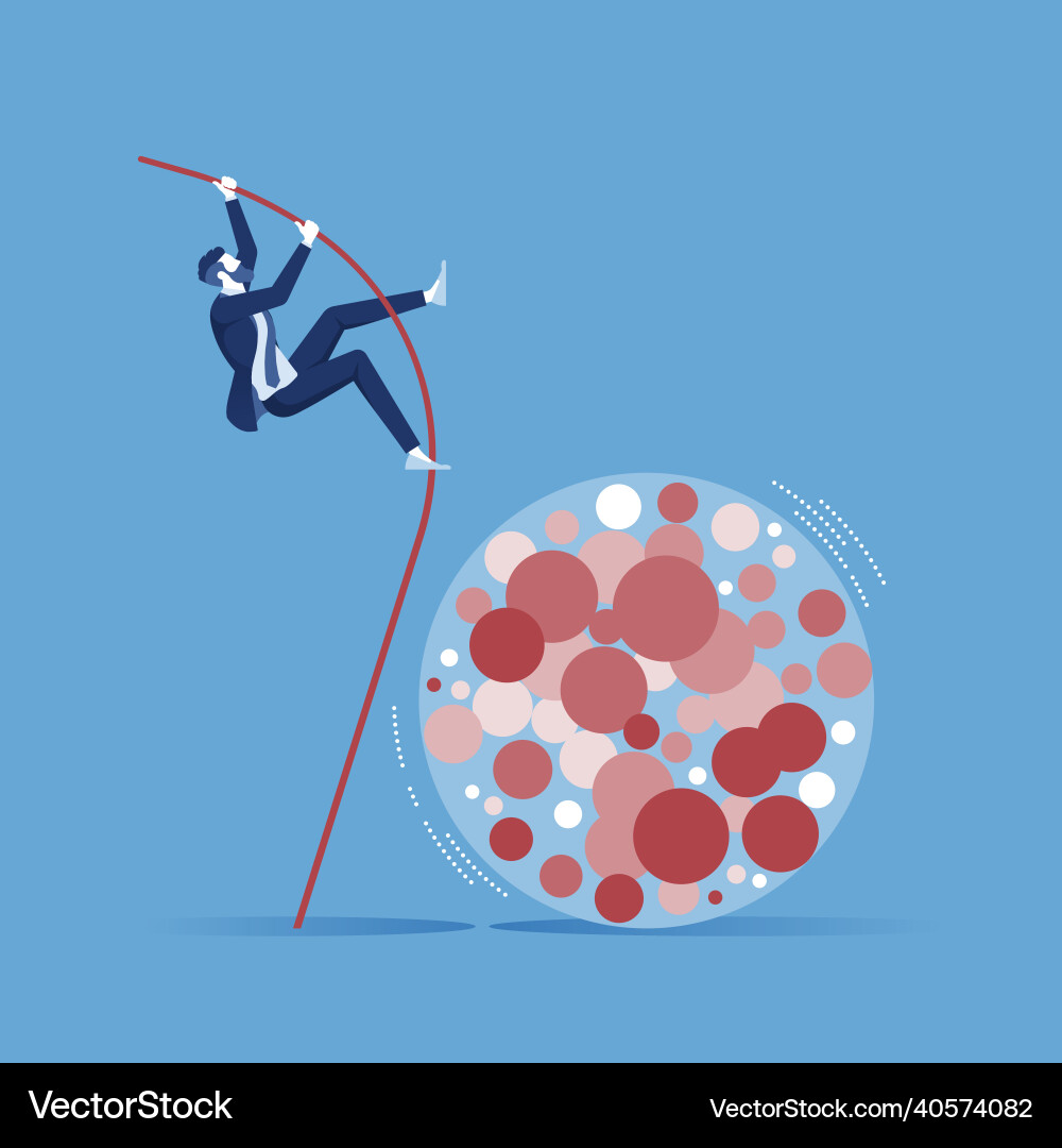 Business challenge and leadership concept Vector Image