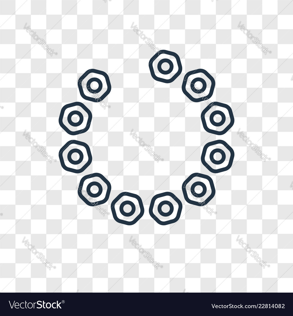 Loading concept linear icon isolated Royalty Free Vector