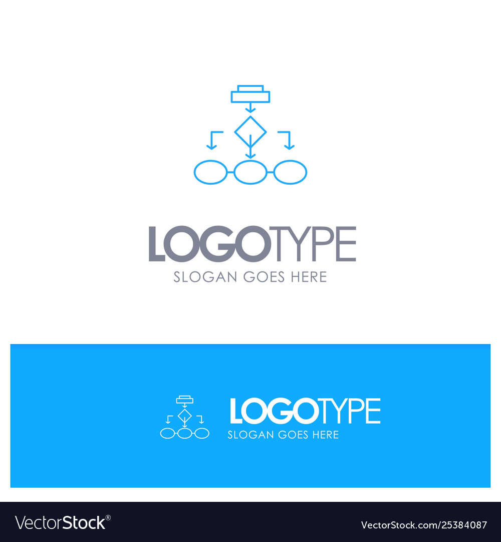 Flowchart algorithm business data architecture Vector Image