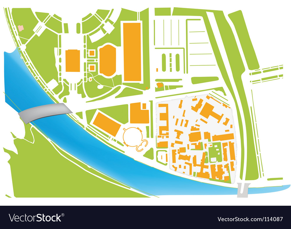 Map Royalty Free Vector Image - VectorStock