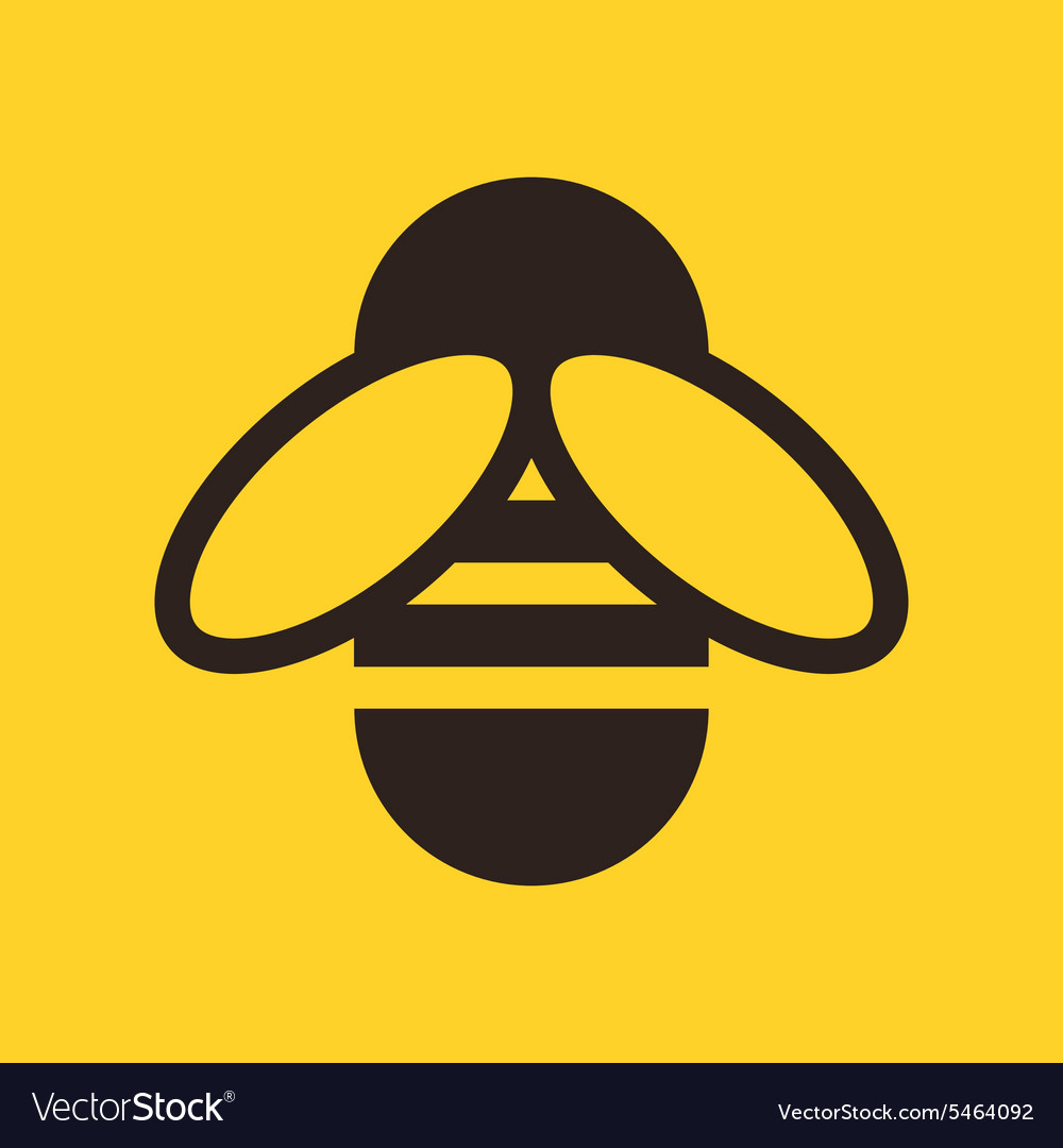 Bee icon Royalty Free Vector Image - VectorStock
