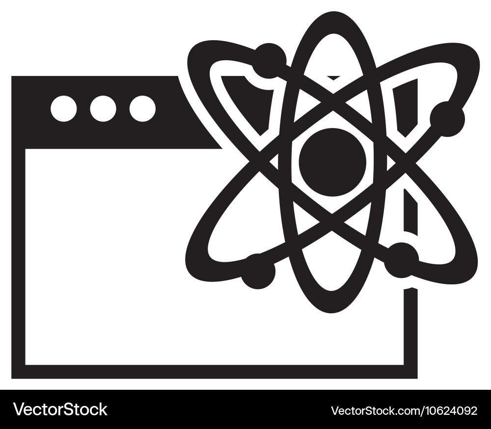 Electronic learning technology icon Royalty Free Vector