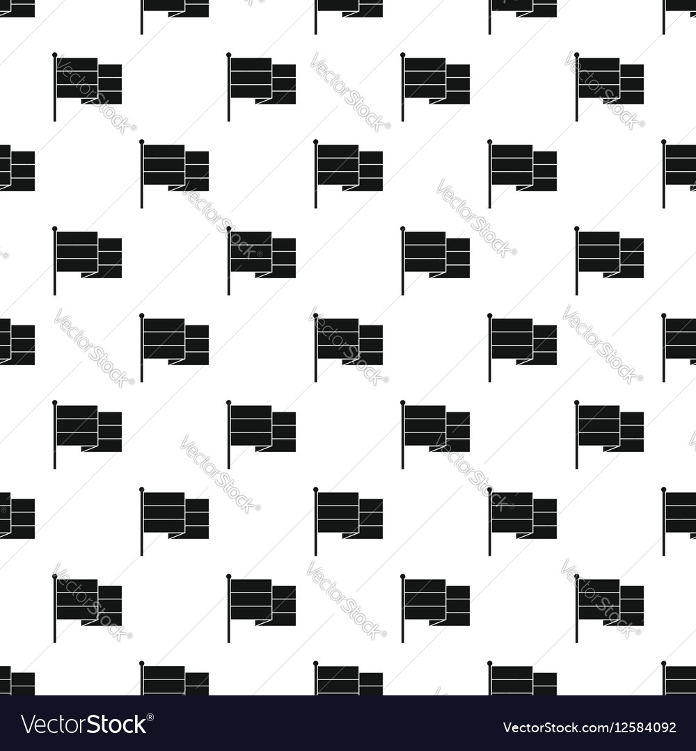Flag pattern simple style Royalty Free Vector Image