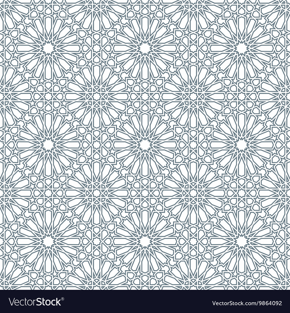 Seamless geometric pattern repeating background Vector Image