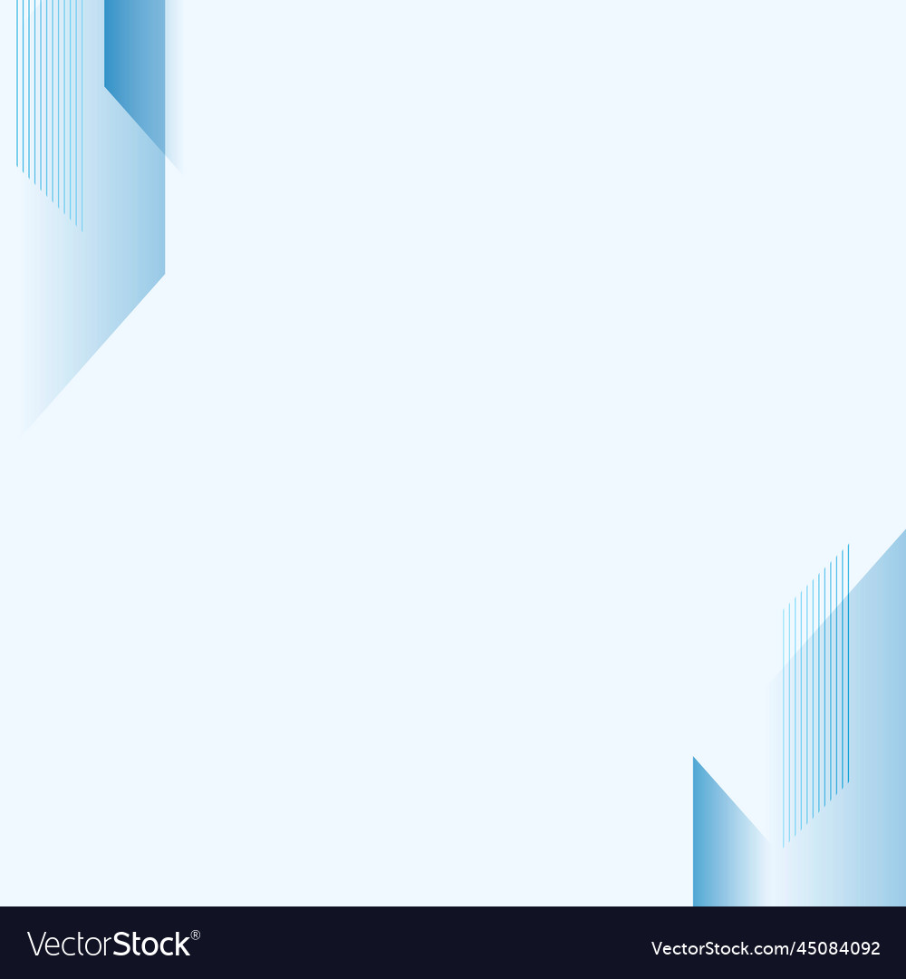Simple blue gradient background for business Vector Image