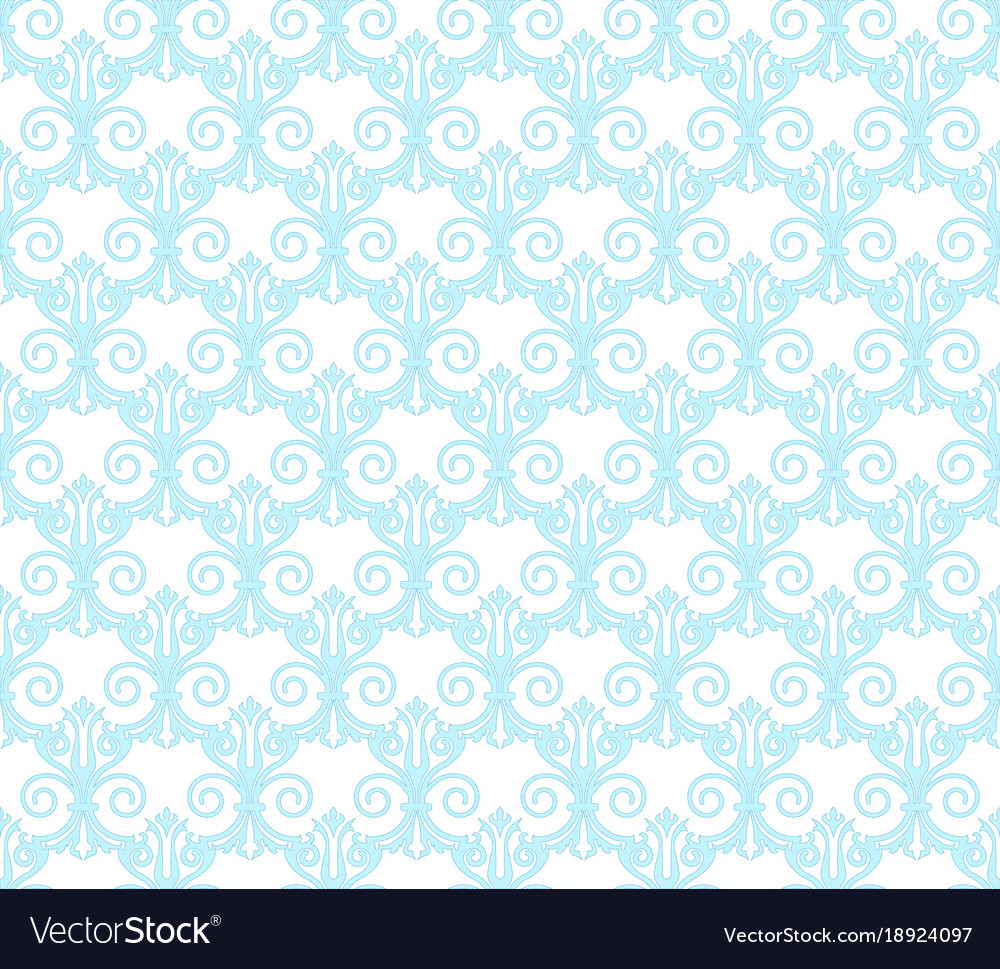 Blue vintage pattern Royalty Free Vector Image