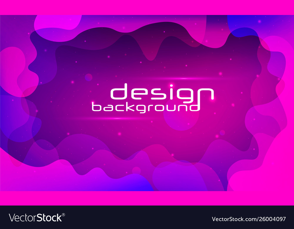Dynamic fluid design Royalty Free Vector Image