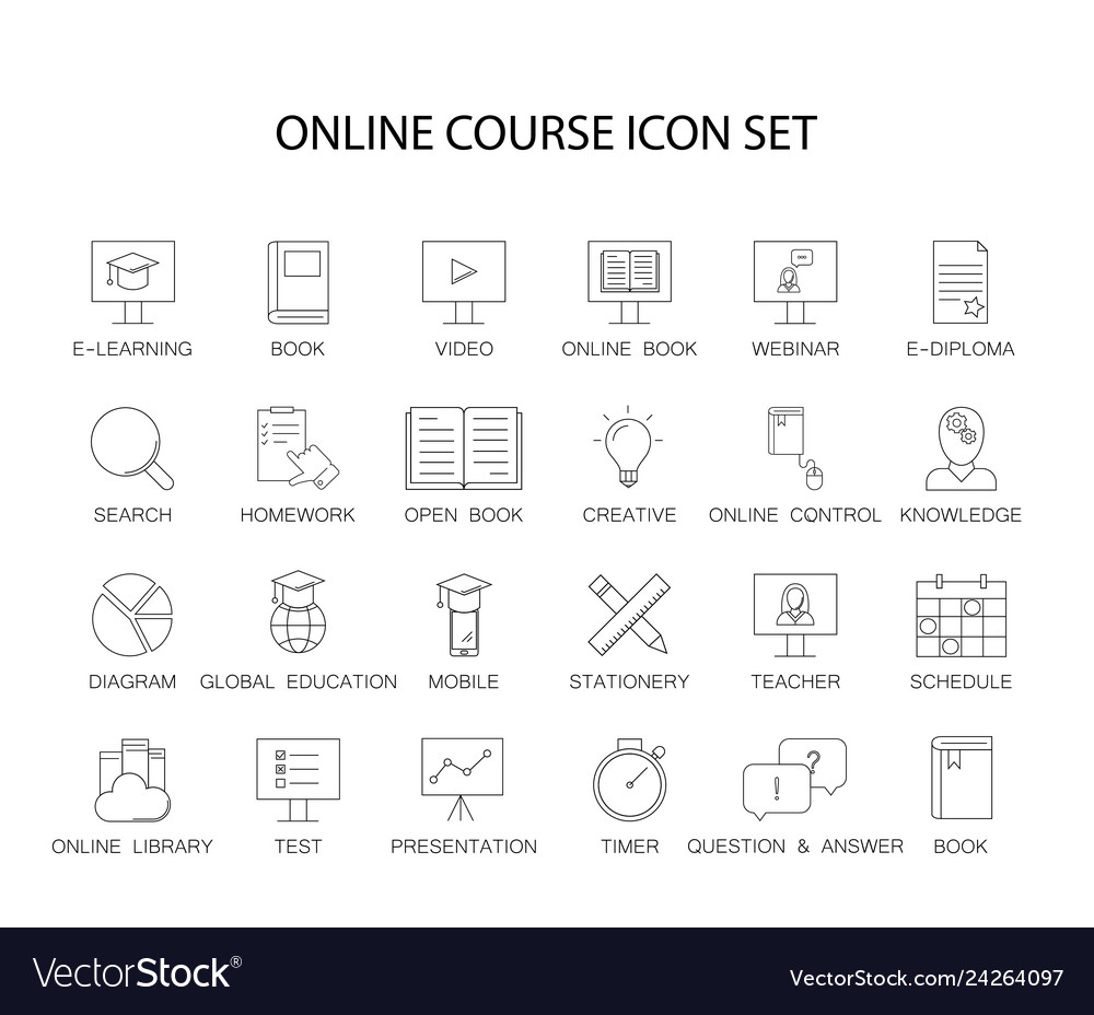 Course Icons Educational Use Site