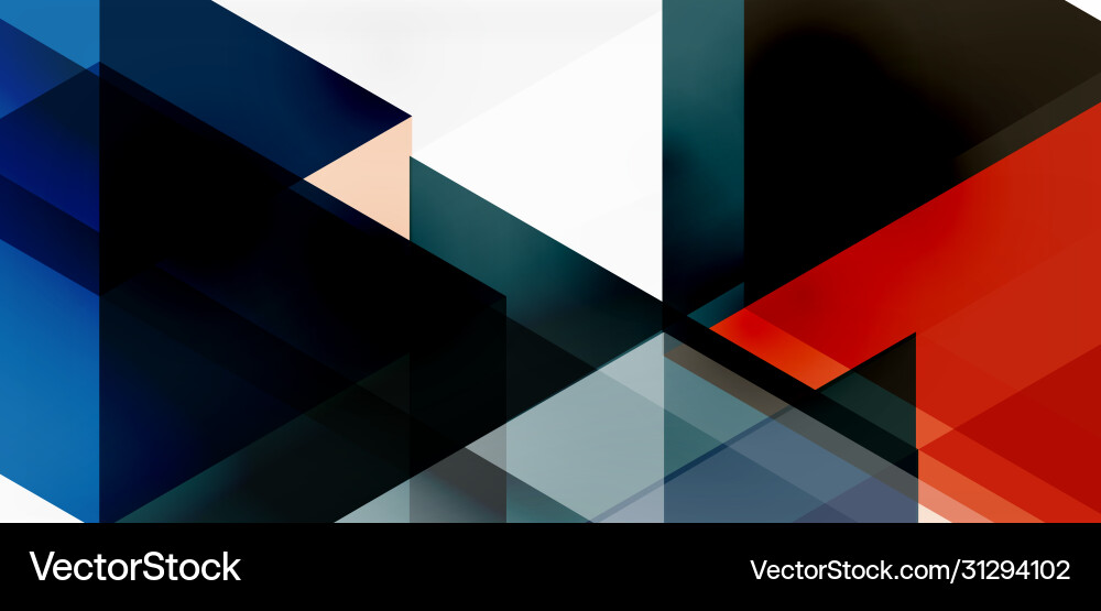 Geometric abstract background mosaic triangle Vector Image