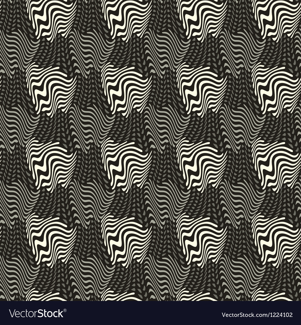 Geometric zebra patchwork Royalty Free Vector Image