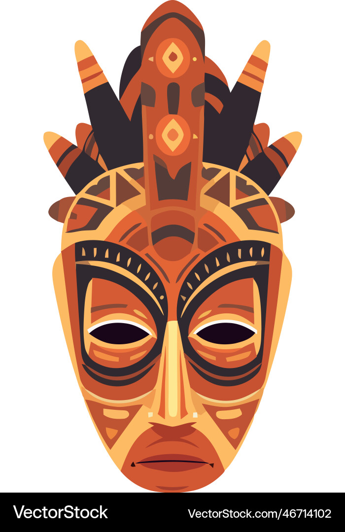Indigenous cultures celebrate tradition Royalty Free Vector