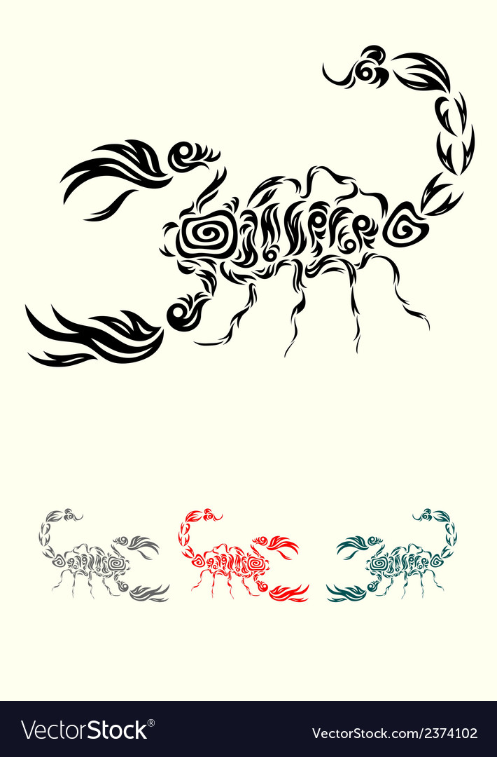 Scorpion Royalty Free Vector Image - VectorStock