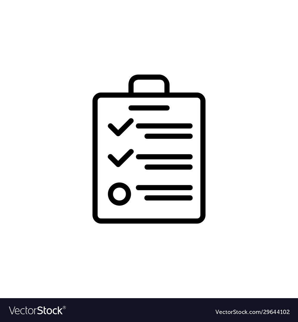 Test icon online learning icon perfect Royalty Free Vector
