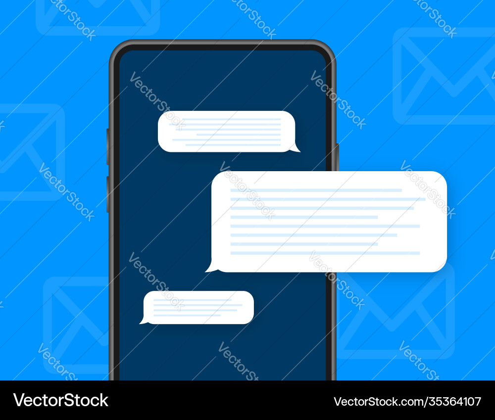 Icon with blue mobile ui and ux design on red Vector Image