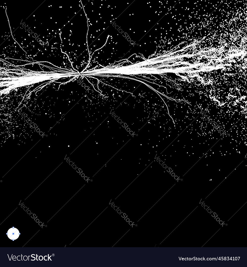 Point explode array with dynamic emitted Vector Image