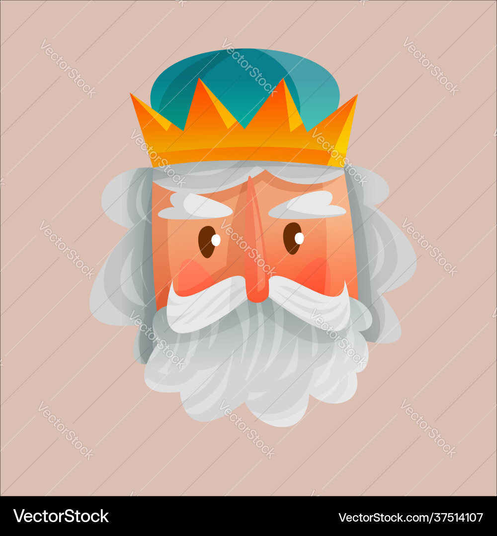Royal character cartoon Royalty Free Vector Image